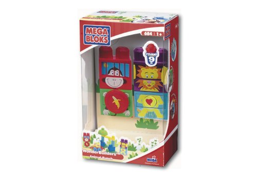 Amazon.com : Mega Bloks Animal Bunch - Wonderbuilders 684 : Toy ...