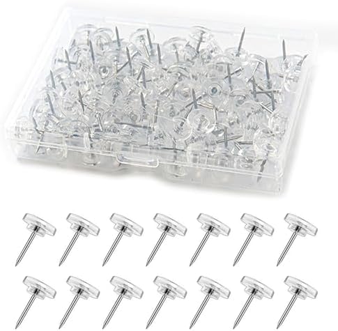 Push Drawing Pins for Pinboard, 150 Pcs Thumb Tacks Notice Board ...