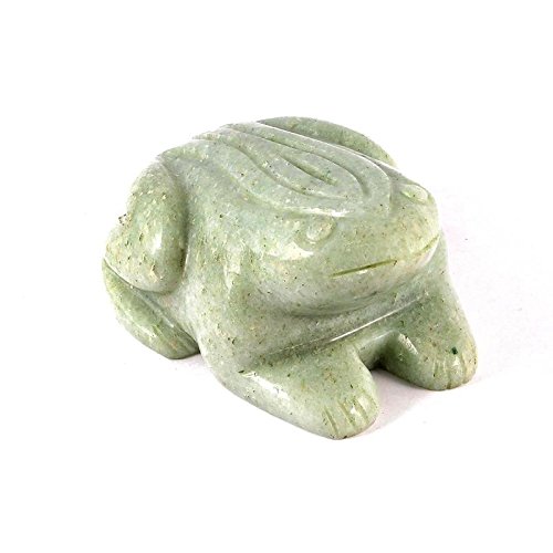 Lyla Gemarts Green Jade Frog Showpiece (1519 Crt) : Amazon.in: Home ...