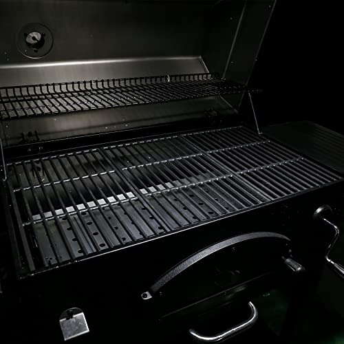 Uniflasy 17.8” Cast Iron Grill Grates for Char-Griller Legacy 2190 ...