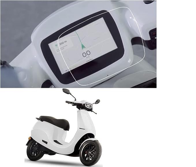 GadiBike Fitted Full Screen Coverage Screen Guard with Installation Kit ...