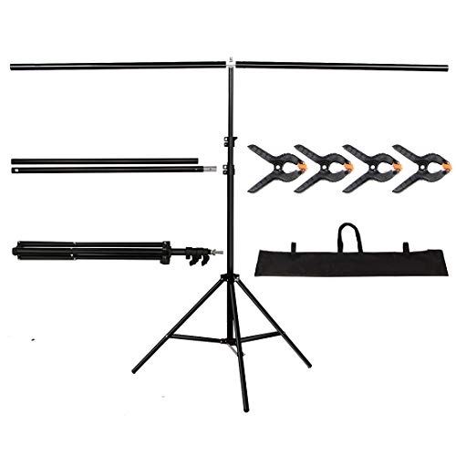 Shirtal T-Shaped Portable Background Stand Background Stand kit 5 feet ...