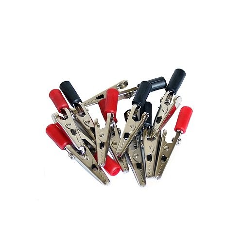 12 Pc 2" Alligator / Crocodile Clips -Electrical Connection testing ...