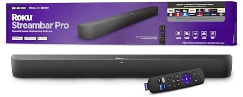 Amazon.com: Roku Streambar Pro Stereo Soundbar Grey : Electronics