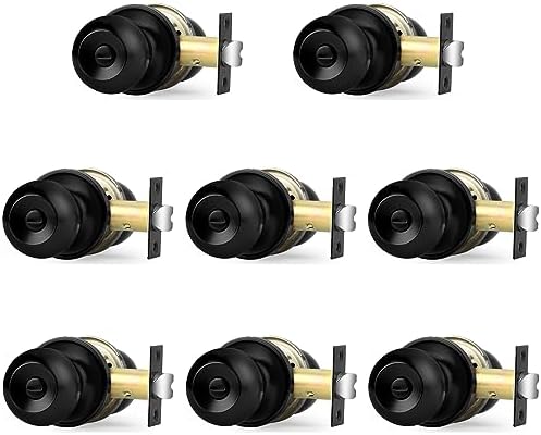 Flat Interior Door Handless Privacy Levers,for Bedroom Bathroom,Turn ...