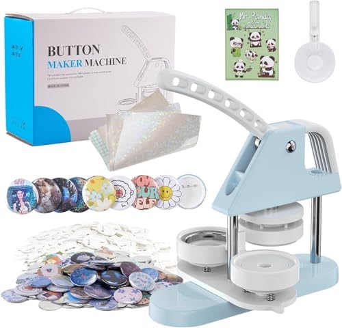Aiment 58mm Button Maker Machine - 2.25 inch Button Maker Pin Badge ...