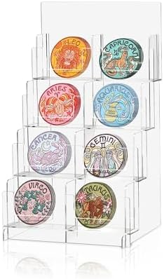 Amazon.com: AnairsMo 9 Shelves Sticker Display Stand, Wooden Display ...