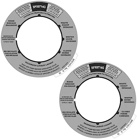 Amazon.com: SPX0714G Sand Filter Valve Label Plate Sticker Replacement ...