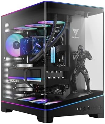 Amazon.com: GAMDIAS Atlas P6 CG Mid-Tower Gaming PC, Mini-ITX, Micro ...