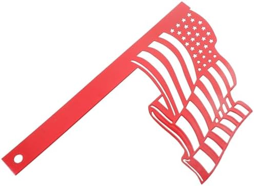 Amazon.com: Flag Shape Mailbox Stake Decoration, Stylish Metal Mailbox ...