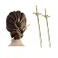 2 Pcs Metal Sword Hair Sticks Vintage Hair Chopsticks Simple and ...