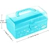 Amazon.com: Funtopia Plastic School Supply Box, Art and Craft Storage ...