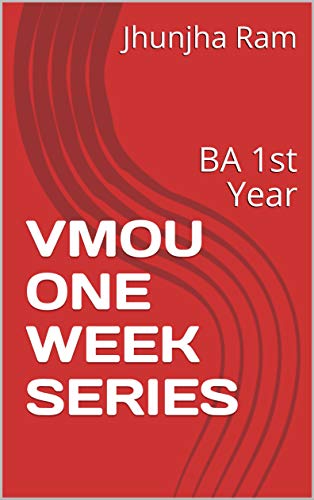 VMOU ONE WEEK SERIES: BA 1st Year eBook : JanGiD, JR: Amazon.in: Kindle ...
