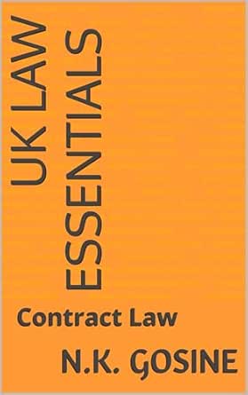 Amazon.com: UK Law Essentials – Contract Law: Comprehensive Text ...