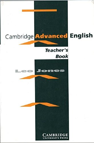 CAMBRIDGE ADVANCED ENGLISH TEACHER"S BOOK : Jones: Amazon.in: Books