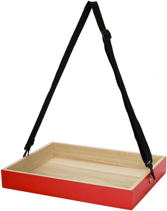 Amazon.com: Aksipo 1 Pcs Wooden Snack Trays with Strap, 15 Inch Movie ...