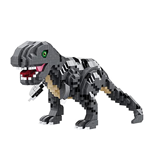 Larcele Micro Building Blocks Dinosaur Set, DIY Mini 3D Building Toy ...