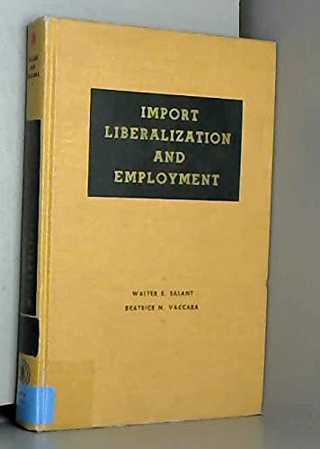 Import Liberalization and Employment The Effects of Unilateral ...