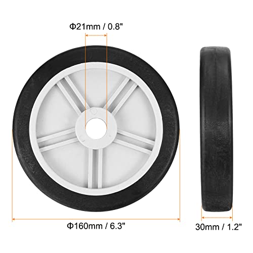 PATIKIL 6.3″ Air Compressor Wheels, 2 Pack Universal Air Compressor ...