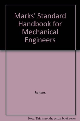 Marks' Standard Handbook for Mechanical Engineers: Editors: Amazon.com ...