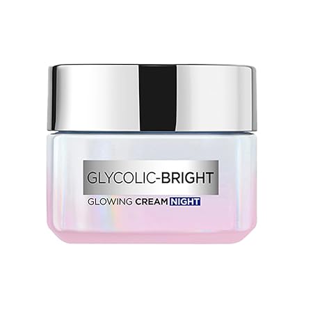 Amazon.com: L'Oreal Paris Glycolic Bright Glowing Night Cream, 15ml ...