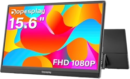 Amazon.com: Anyuse Portable Monitor 15.6 Inch 1080P USB-C HDMI Ultra ...