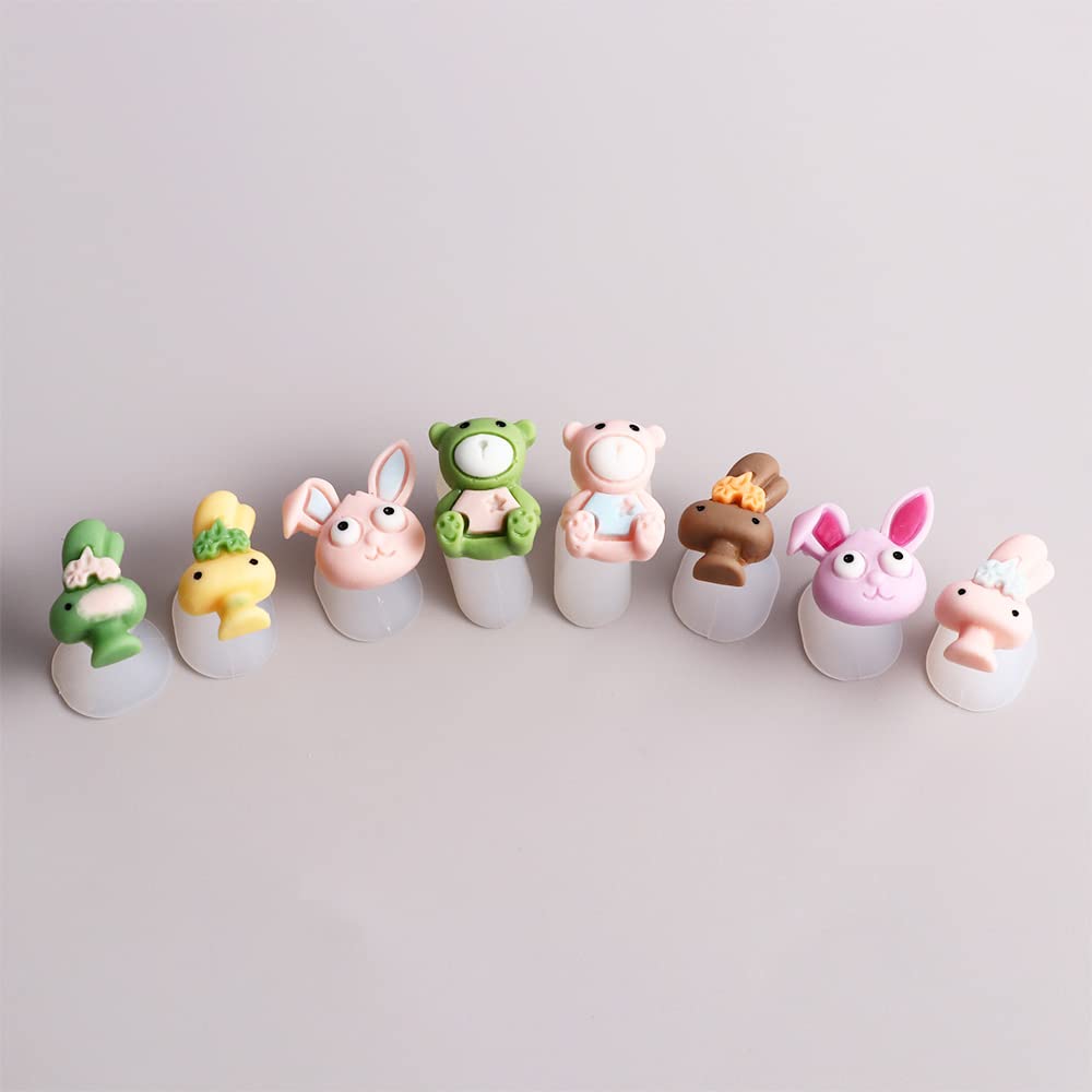 Amazon.com : 8 Pcs Soft Silicone Toe Separator, Cute Crystal Flower ...