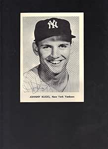 Johnny Kucks Autographed Photo - 1956 BW - Autographed MLB Photos at ...