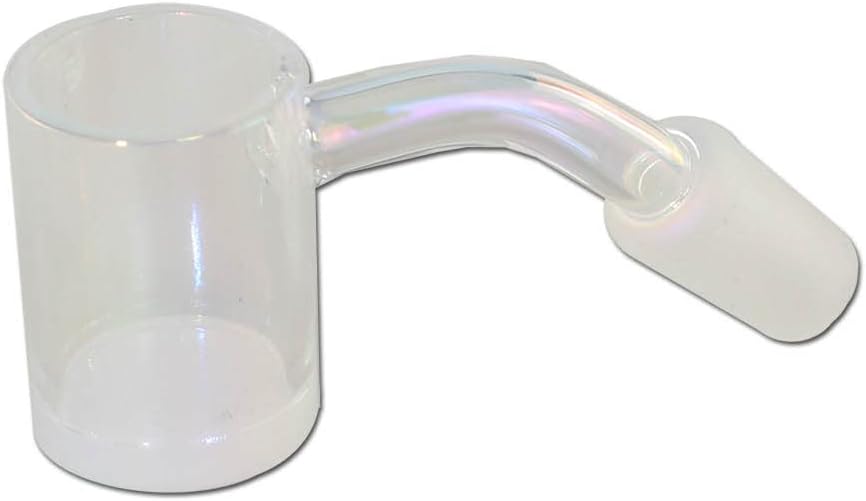 Black Leaf - Quartz banger with rainbow effect clear | NS 14 diameter ...