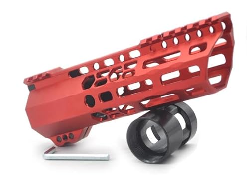 Ultralight Clamp M-system Handguard Rail Mount System_Red (7 inch ...