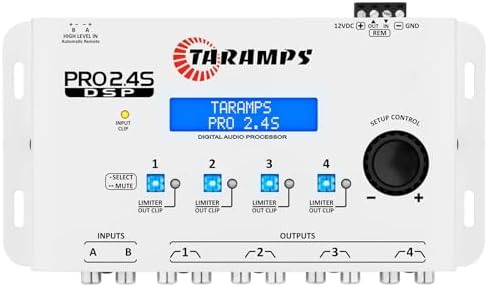 Taramps DSP Pro 2.4S White Crossover - Procesador y ecualizador de ...