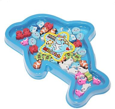 Huang Cute Cartoon Dolphin Shaped Eraser Set (Random Colors) : Amazon ...