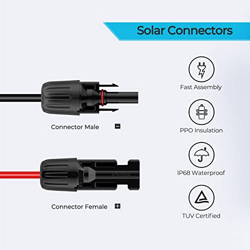 Renogy 10Ft 16AWG Solar 5.5×2.1mm DC Connector Adapter Cable – BigaMart