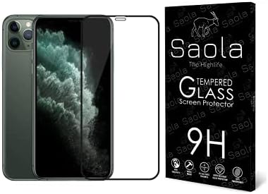 Saola 11D Tempered Glass For Apple Iphone 11 Pro Max (PACK OF 1) with ...