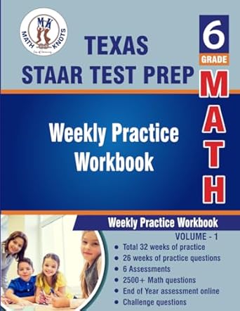 Texas State (STAAR) Test Prep : 6th Grade Math : Weekly Practice ...