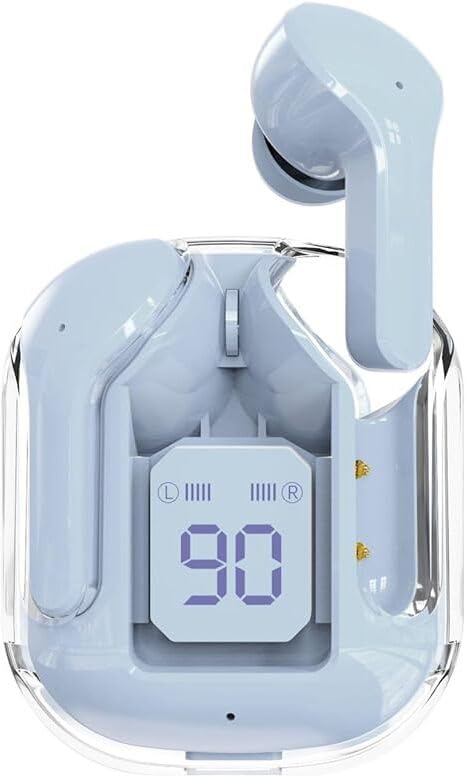 Parv International pods LED Digital Display Transparent Headset 28h ...