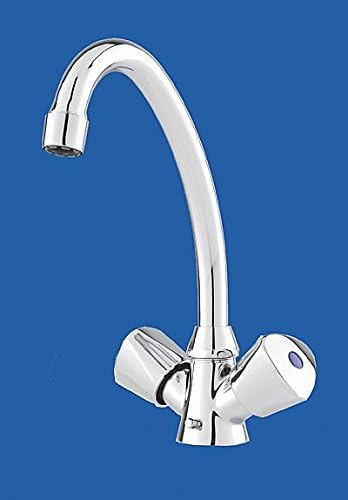 Vented Mixer Tap Kitchen Chrome with 3 Tap Tails for Undersink Electric ...
