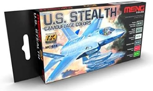 Amazon.com: Paint - Meng Color Series AK-Interactive U.S. Stealth ...