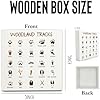Amazon.com: OVAcational Animal Footprints Tracks Wooden Box Sign,Animal ...