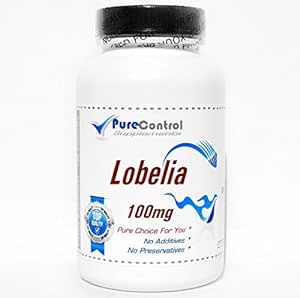 Amazon.com: Lobelia 100mg // 100 Capsules // Pure // by PureControl ...