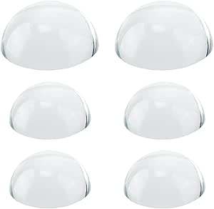 Amazon.com: SUPERFINDINGS 6Pcs 2Size Glass Dome Magnifier Paperweights ...