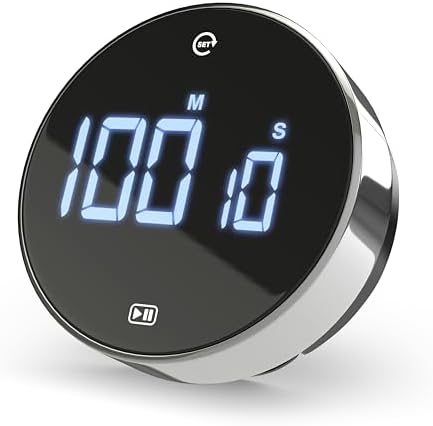 Amazon.com: Basesit Digital Kitchen Timer, 3 Digit Minutes Setup ...