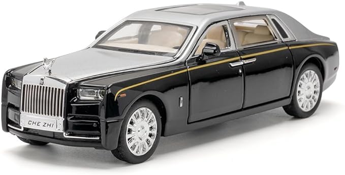 Lazyowl Alloy Collectible Rolls-Royce Phantom Metal Toy Car for Kids,1/ ...