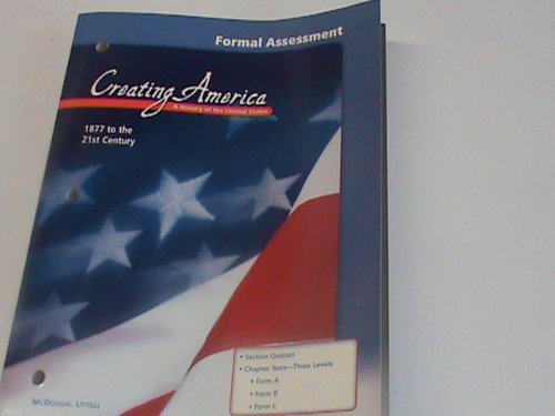 Formal Assessment for McDougal Littell "Creating America: A History of ...