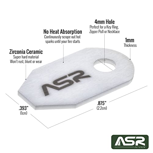 Snapklik.com : ASR Outdoor Micro Ceramic Striker Ferro Rod Fire Starter ...