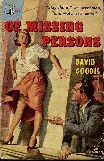 Of Missing Persons (Pocket Book): Goodis, David: Amazon.com: Books