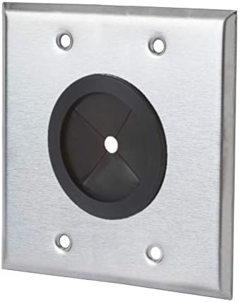 SEMTRON Cable Pass Through Rubber Grommet Wall Plate | Universal ...