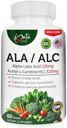 Amazon.com: Amate Life ALA/ALC High Potency Formula- Best Alpha Lipoic ...