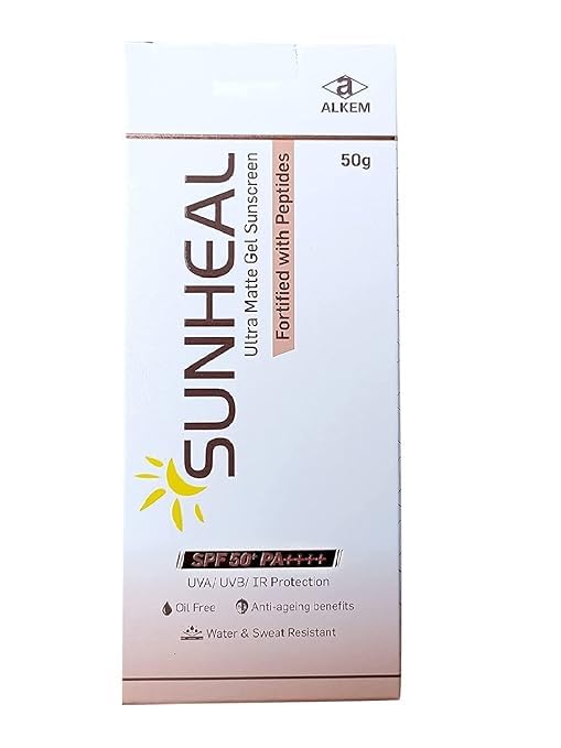 Sunheal Ultra Matte Gel Sunscreen With Anti Aging Benefits, Sunscreen ...