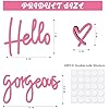 Amazon.com: Hello Gorgeous for Wall Art, 3D Wooden Hello Gorgeous Sign ...